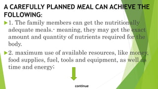 HELE - FOOD, NUTRIENTS, & MEAL PLANNING.pptx
