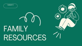 HELE 6_Lesson 1_Family Resources.pptx2024 | PPTX | Careers