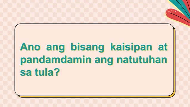 Hele ng Ina sa Kaniyang Panganay Filipino 9 | PDF