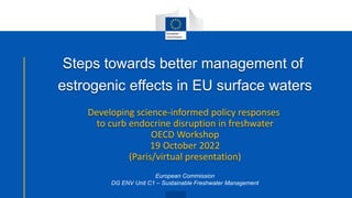 Presentation: Developing Science-Informed Policy Responses to Curb Endocrine Disruption in ...