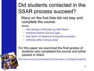 Helen Johnston et al 2008 | PPT | Educational Assessment | Education
