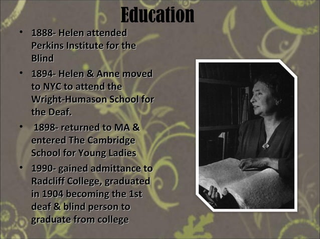The Life Of Helen Keller | PPT