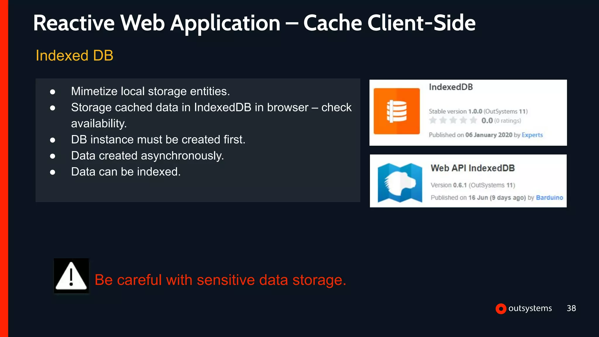Caching Data in OutSystems: A Tale of Gains Without Pain | PDF