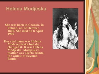 Helena Modjeska g133 | PPT