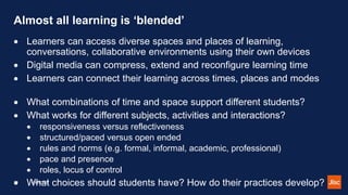 Beyond blended – new definitions, principles and resources | PPTX