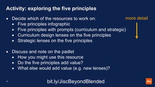 Beyond blended – new definitions, principles and resources | PPTX