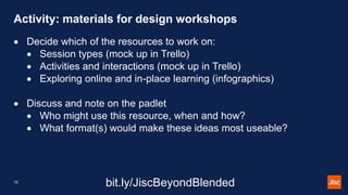 Beyond blended – new definitions, principles and resources | PPTX