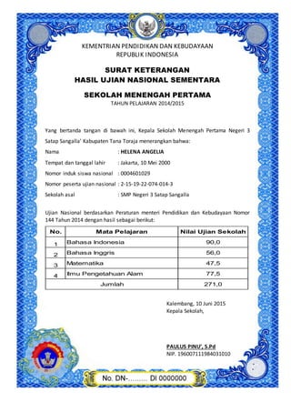 SKHU SEMENTARA 2015 | DOCX