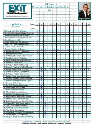 Helena Talbot detailed written marketing strategy | PPT