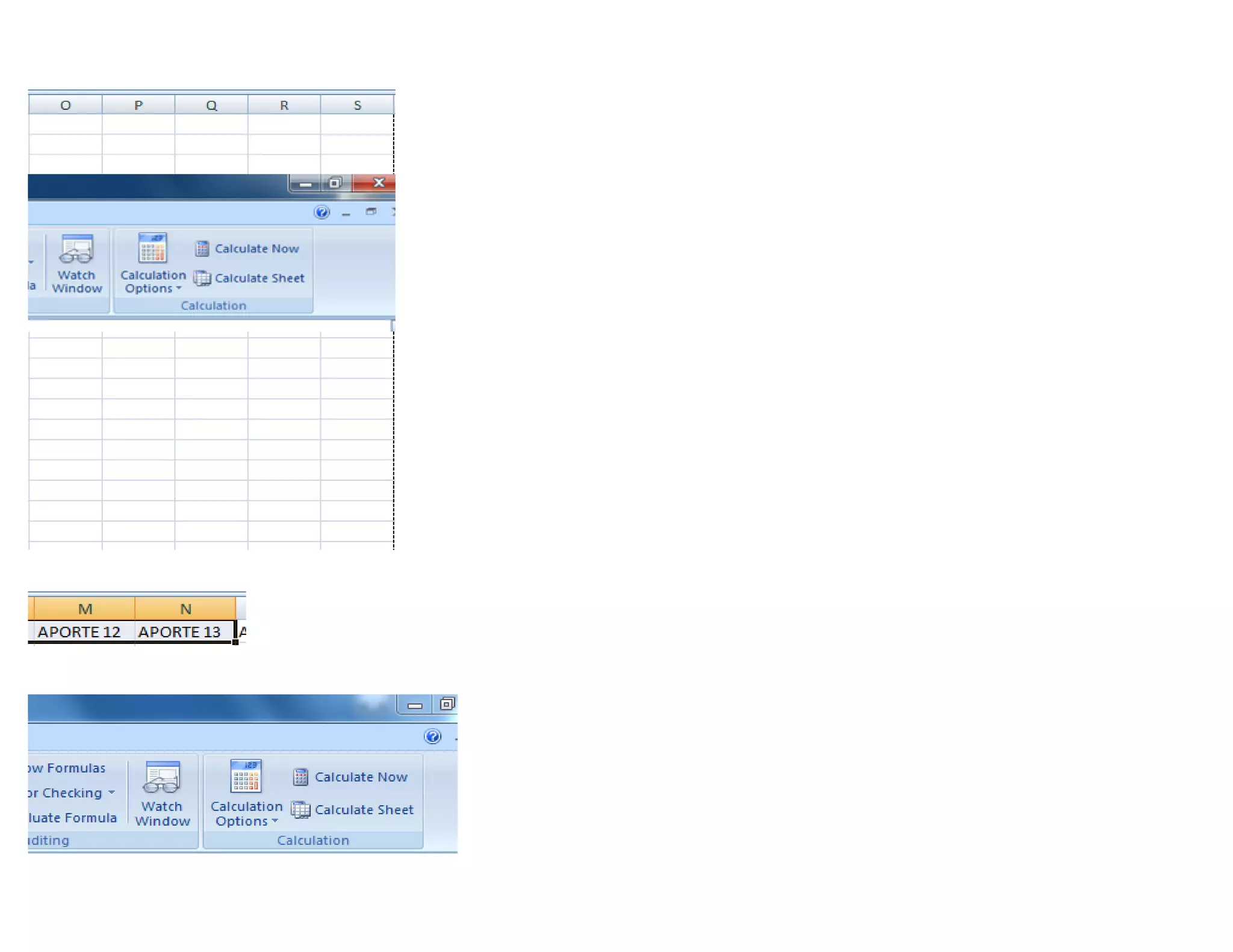 CAPTURAS DE EXCEL, sus funciones | PDF