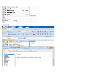 CAPTURAS DE EXCEL, sus funciones | PDF