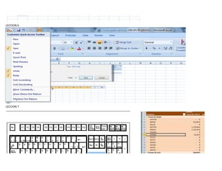 CAPTURAS DE EXCEL, sus funciones | PDF