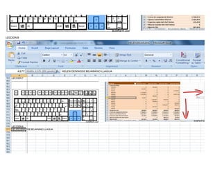 CAPTURAS DE EXCEL, sus funciones | PDF