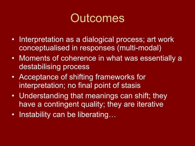 Making the familiar strange by Helen charman & michaela ross | PPT