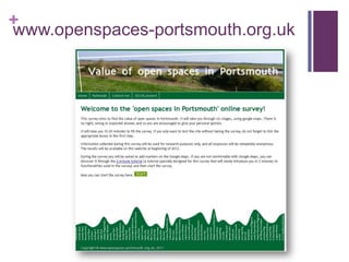 PGIS techniques to identify land use conflicts in Portsmouth | PPTX | Technology & Computing