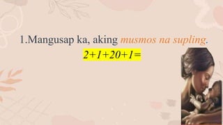 HELENG-INA-SA-KANYANG-PANGANAY-NA-ANAK.. | PPTX