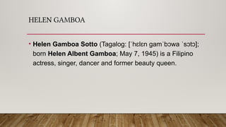 Helen Gamboa Biography, Early Life, Career.pptx