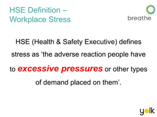 HR Insights, 17th Sept, Breathe Spaces - Mental Health in the Workplace ...