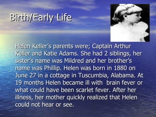 Helen Keller by EP | PPT | Special Education | Education