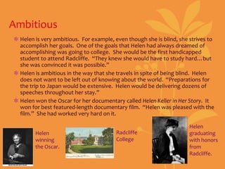 Helen Keller Courage Project | PPTX