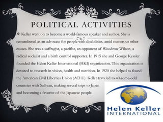 Helen keller "the story of my life" | PPTX