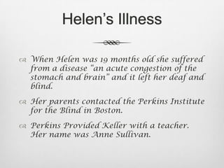 Helen keller presentation | PPTX