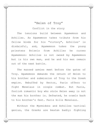 Troy Cast Of Characters
