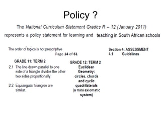 Helen on caps maths fet | PPT | Education