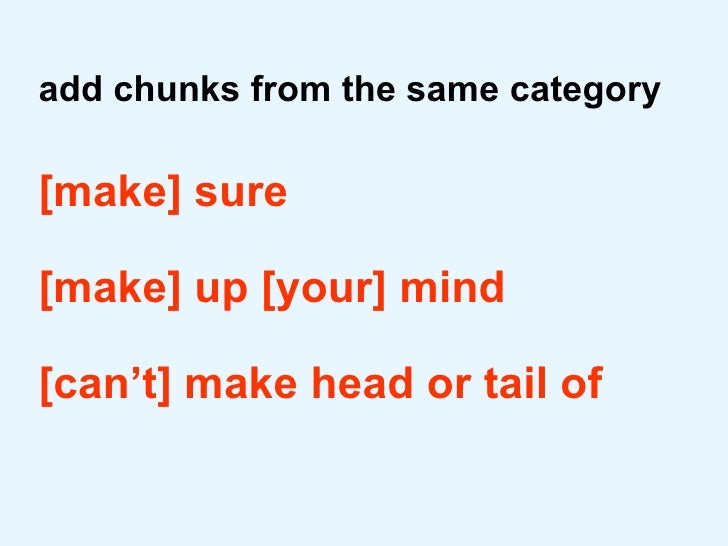 Coming to Terms with Lexical Chunks: Identifying, Using and Teaching.