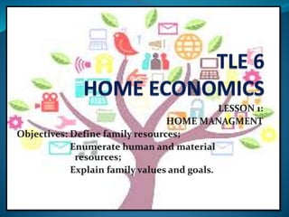 HOME MANAGEMENT | PPTX