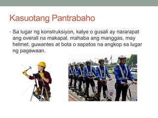 He lesson angkop na kasuotan | PPTX