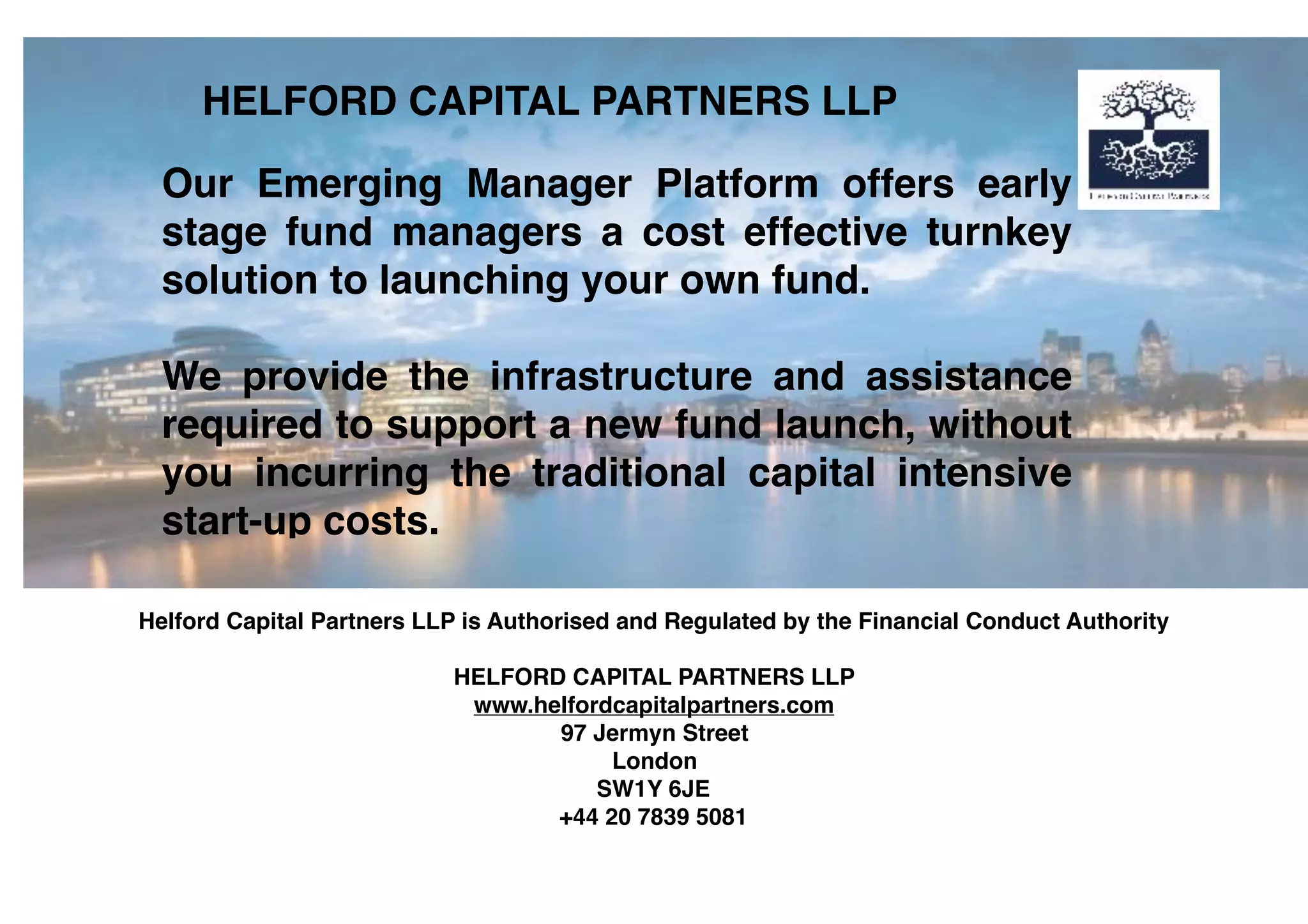 Helford emerging manager advert | PPT