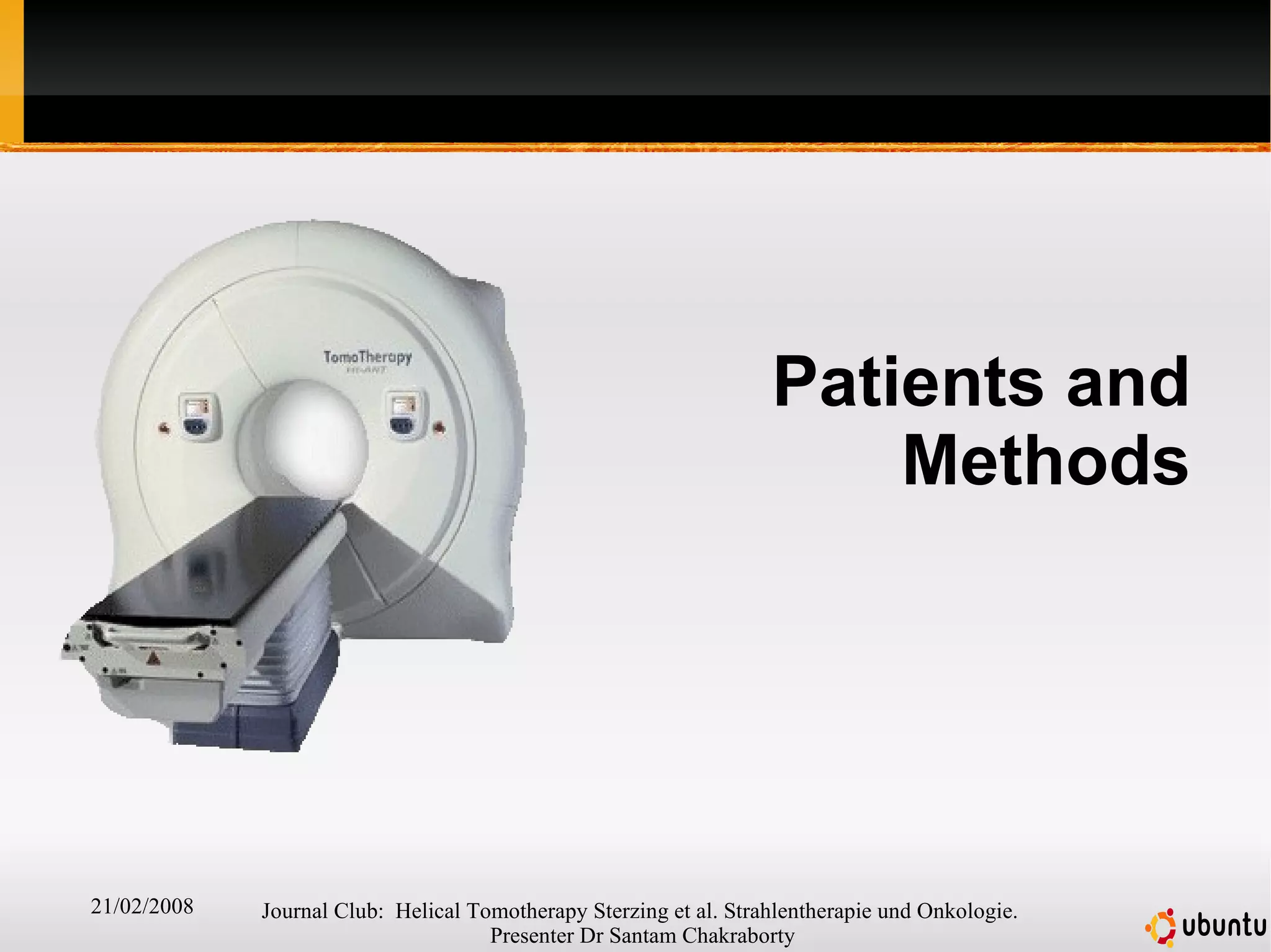 Helical Tomotherapy | ODP