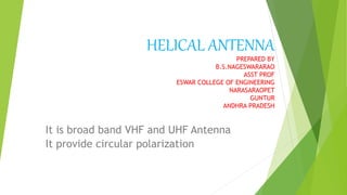 Helical antenna | PPTX