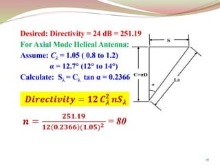 Helical antenna | PPTX