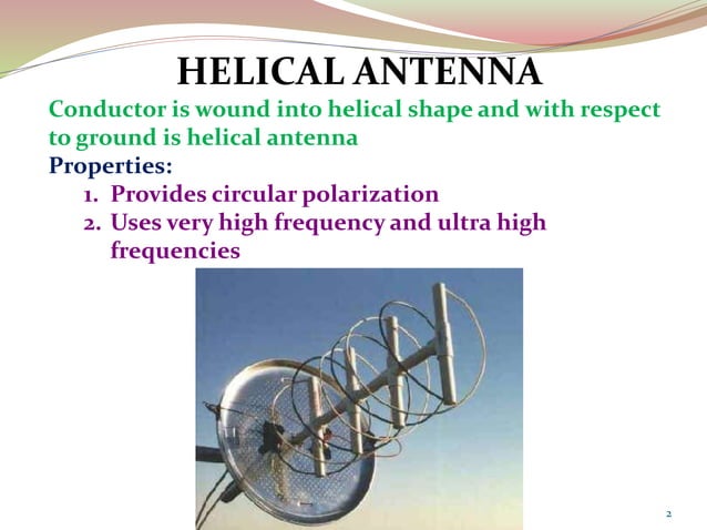 Helical antenna | PPTX