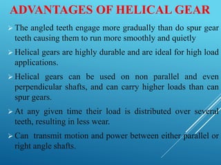 Helical gear | PPTX