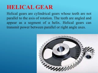 Helical gear | PPTX