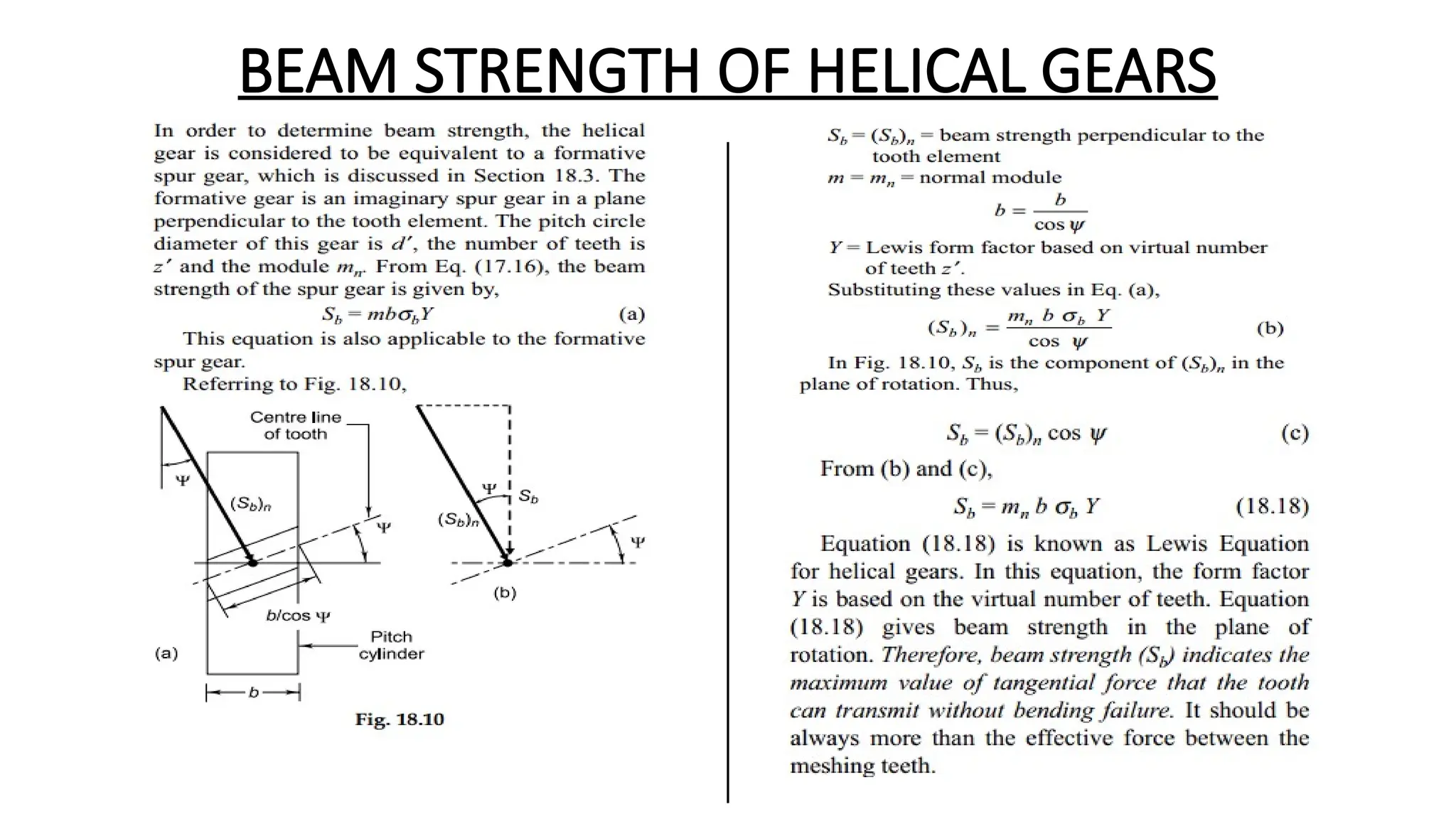 Helical Gears.pptx About helical gears and numericals | PPTX