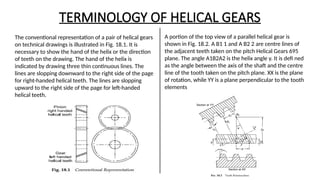 Helical Gears.pptx About helical gears and numericals | PPTX