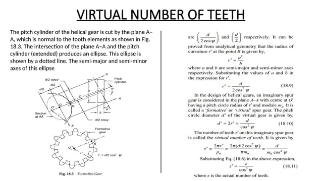 Helical Gears.pptx About helical gears and numericals | PPTX