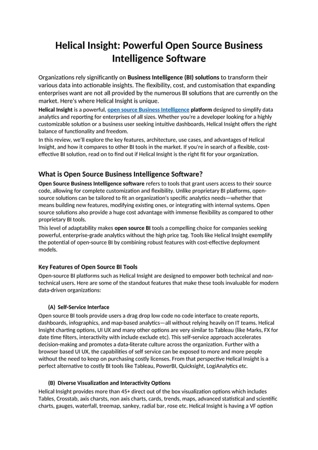 Helical Insight Powerful Open Source Business Intelligence Software.docx
