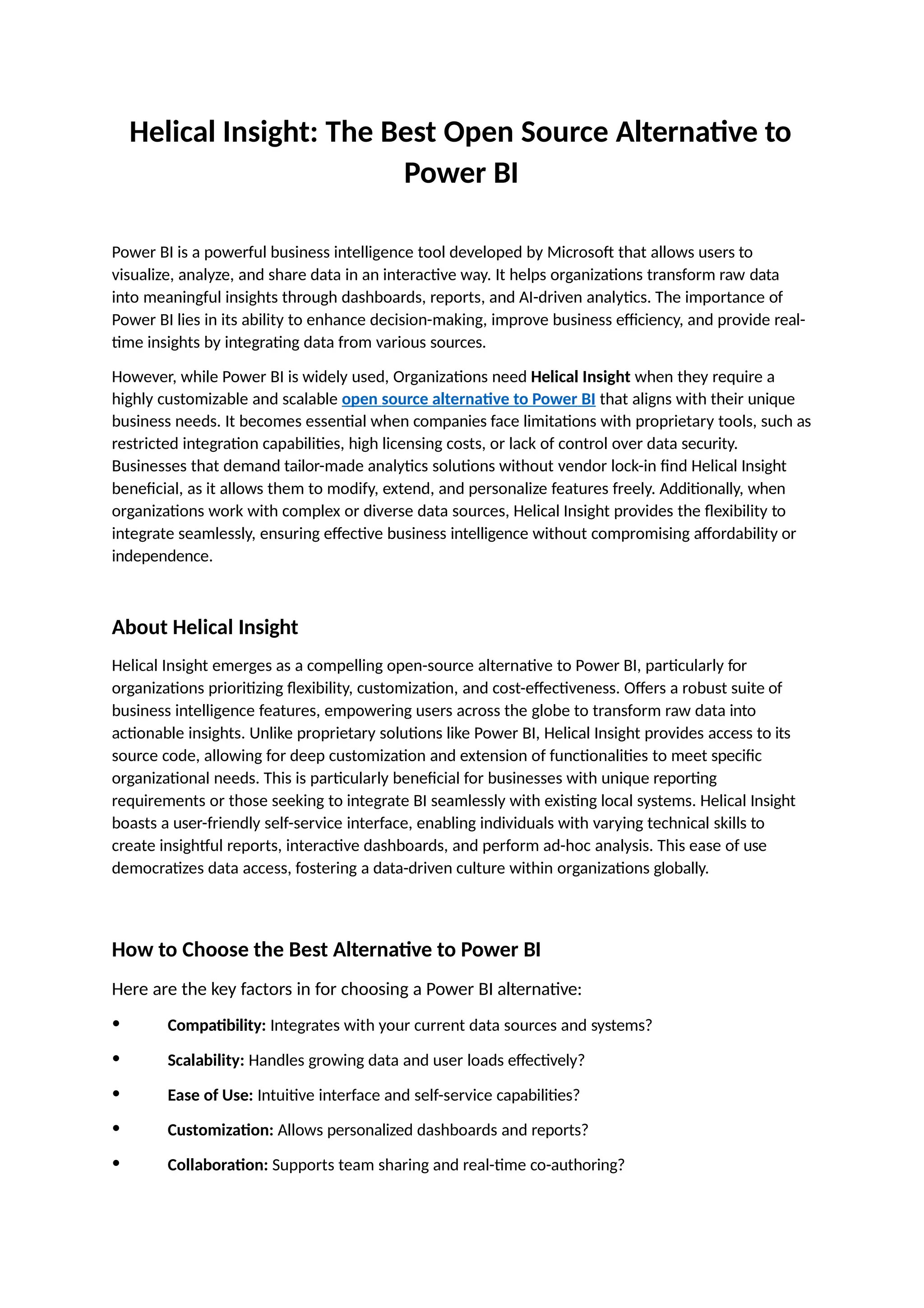 Helical Insight The Best Open Source Alternative to Power BI.pptx