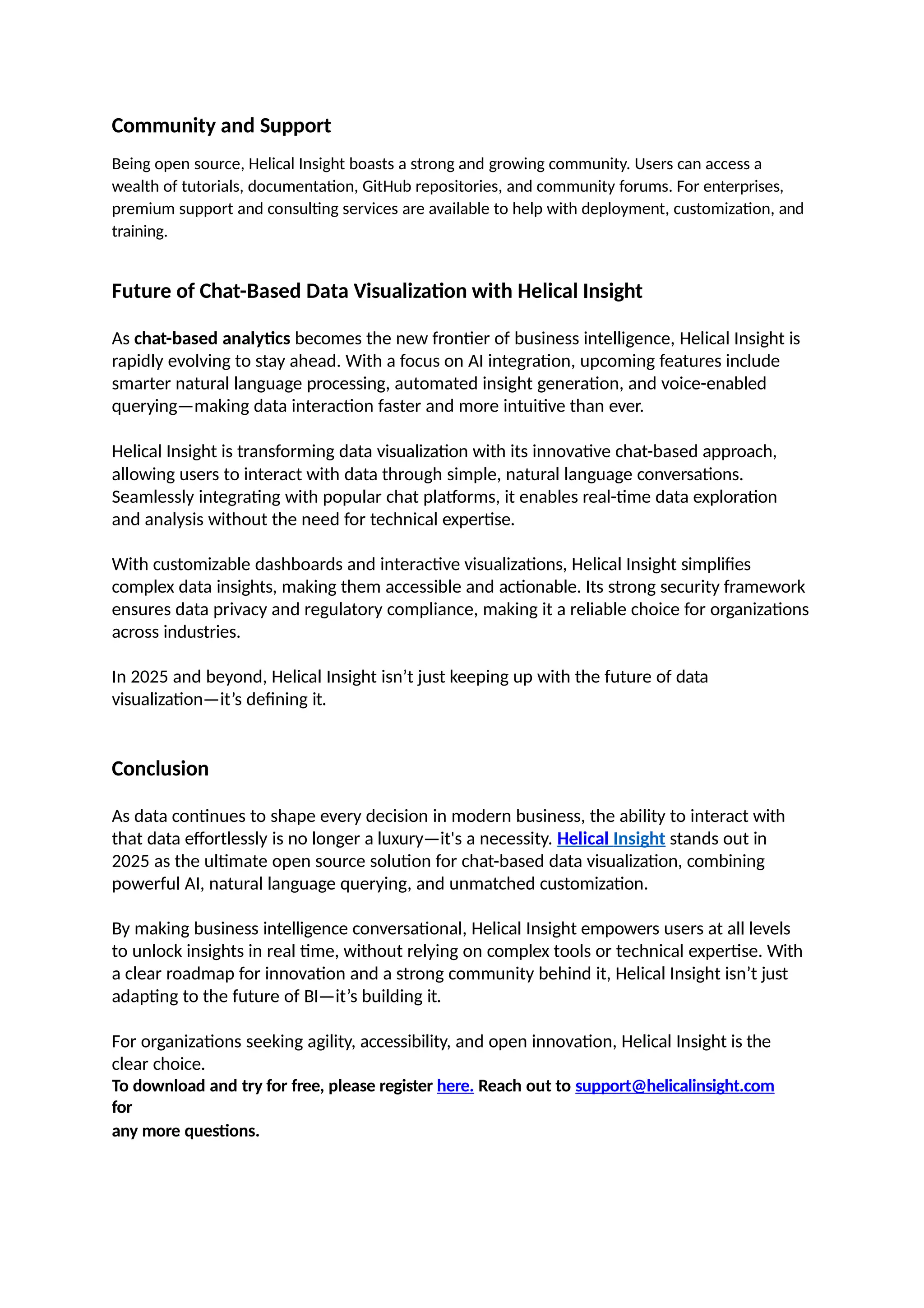 Helical Insight The Best Open Source Chat-Based Data Visualization Tool ...