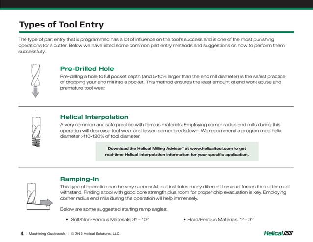 Helical machining guidebook | PDF | Woodworking | Arts and Crafts