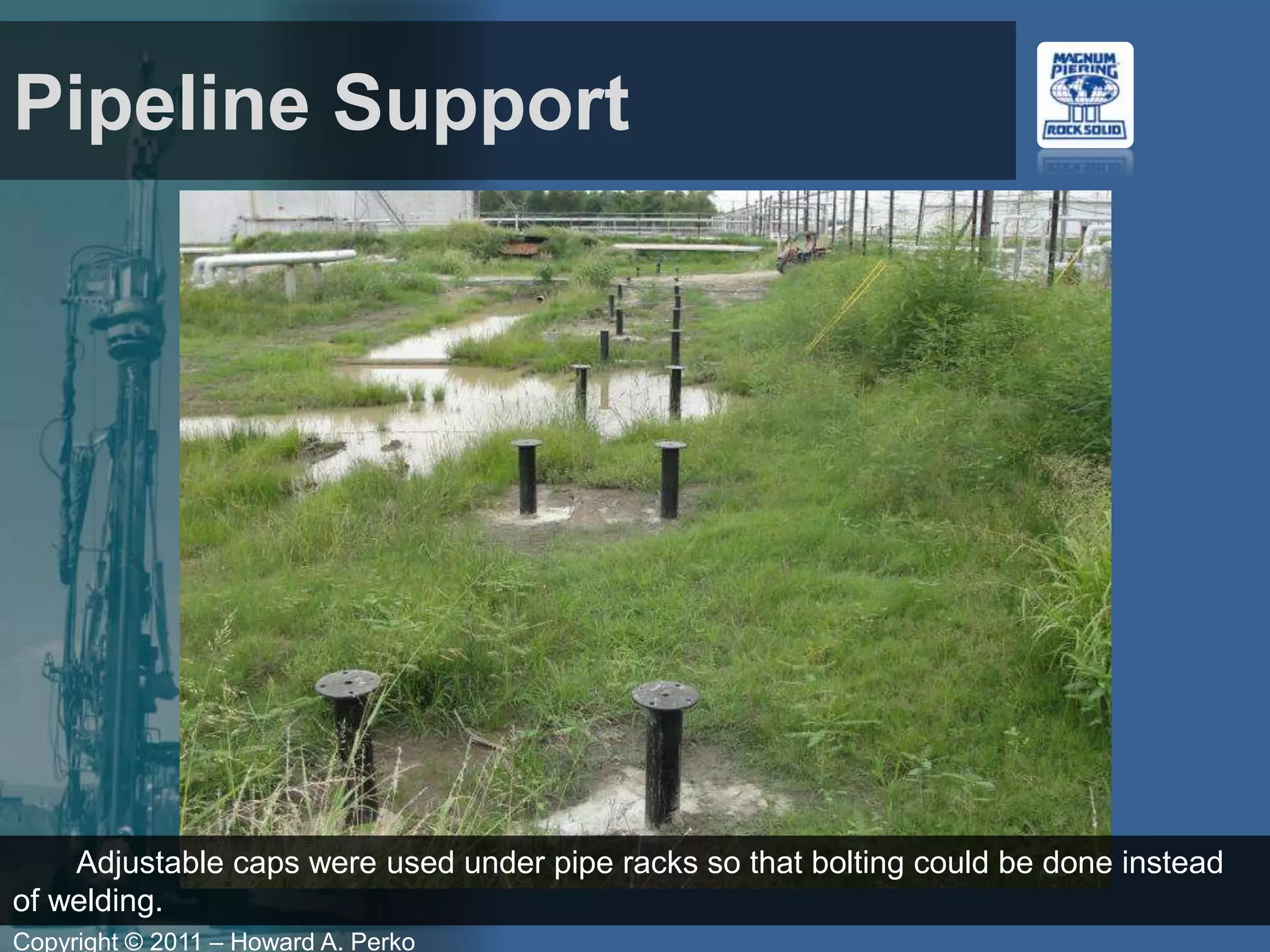 Helical piles for gas and oil industry | PPTX