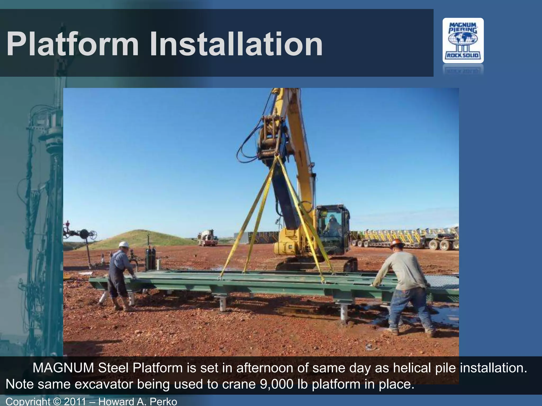 Helical piles for gas and oil industry | PPTX