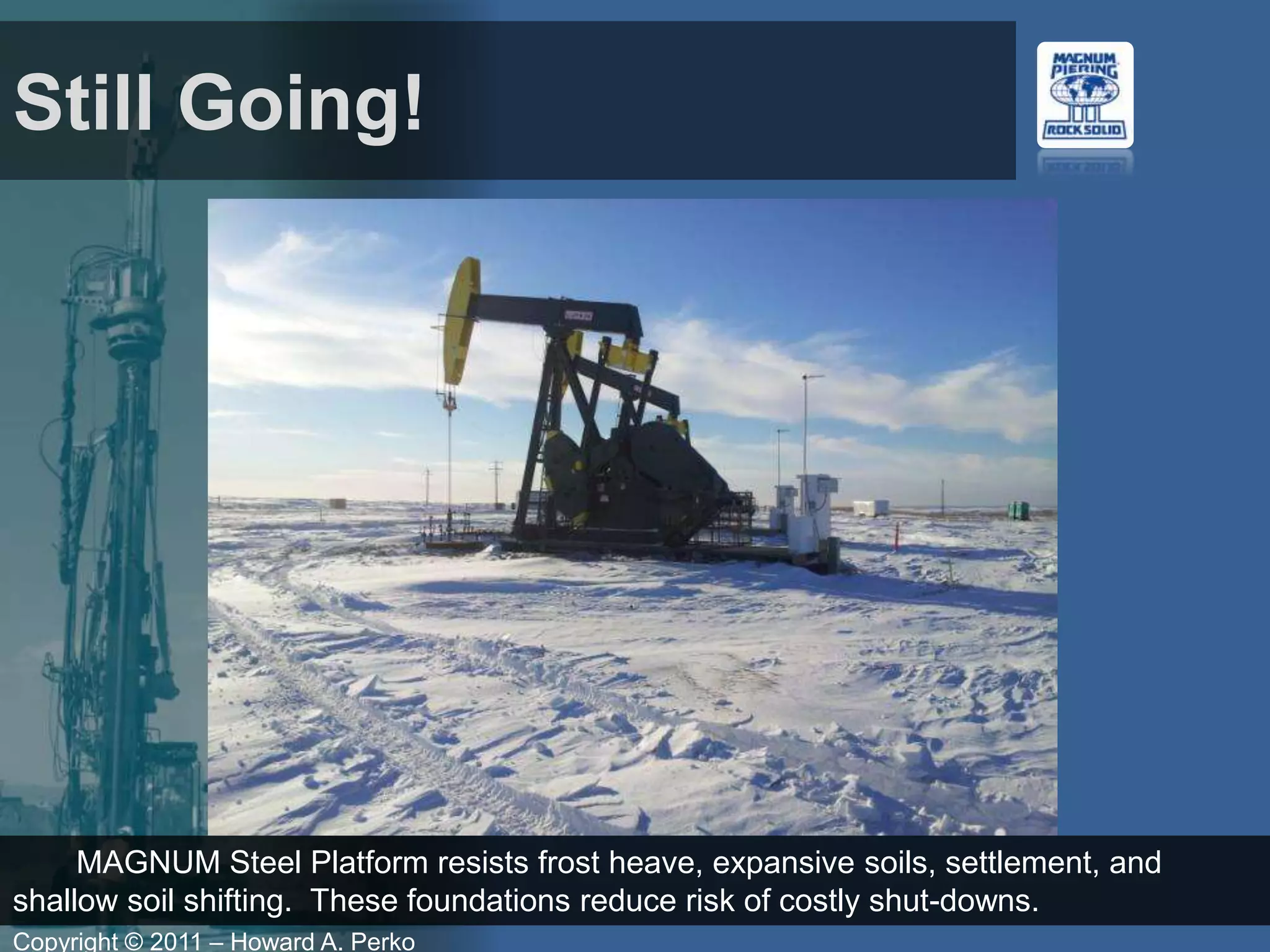 Helical piles for gas and oil industry | PPTX