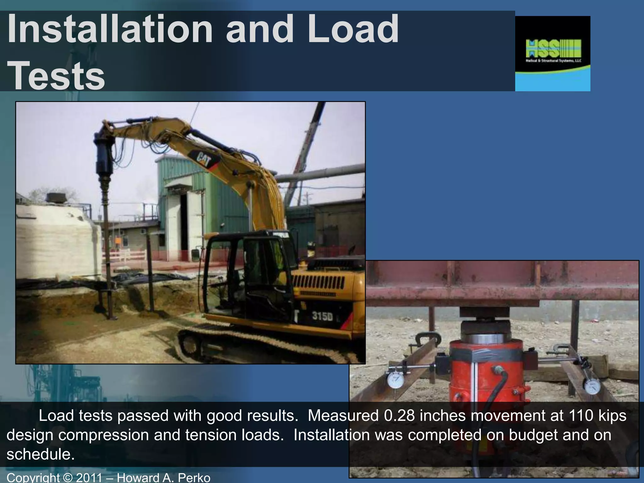 Helical piles for gas and oil industry | PPTX