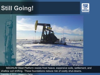 Helical piles for gas and oil industry | PPTX